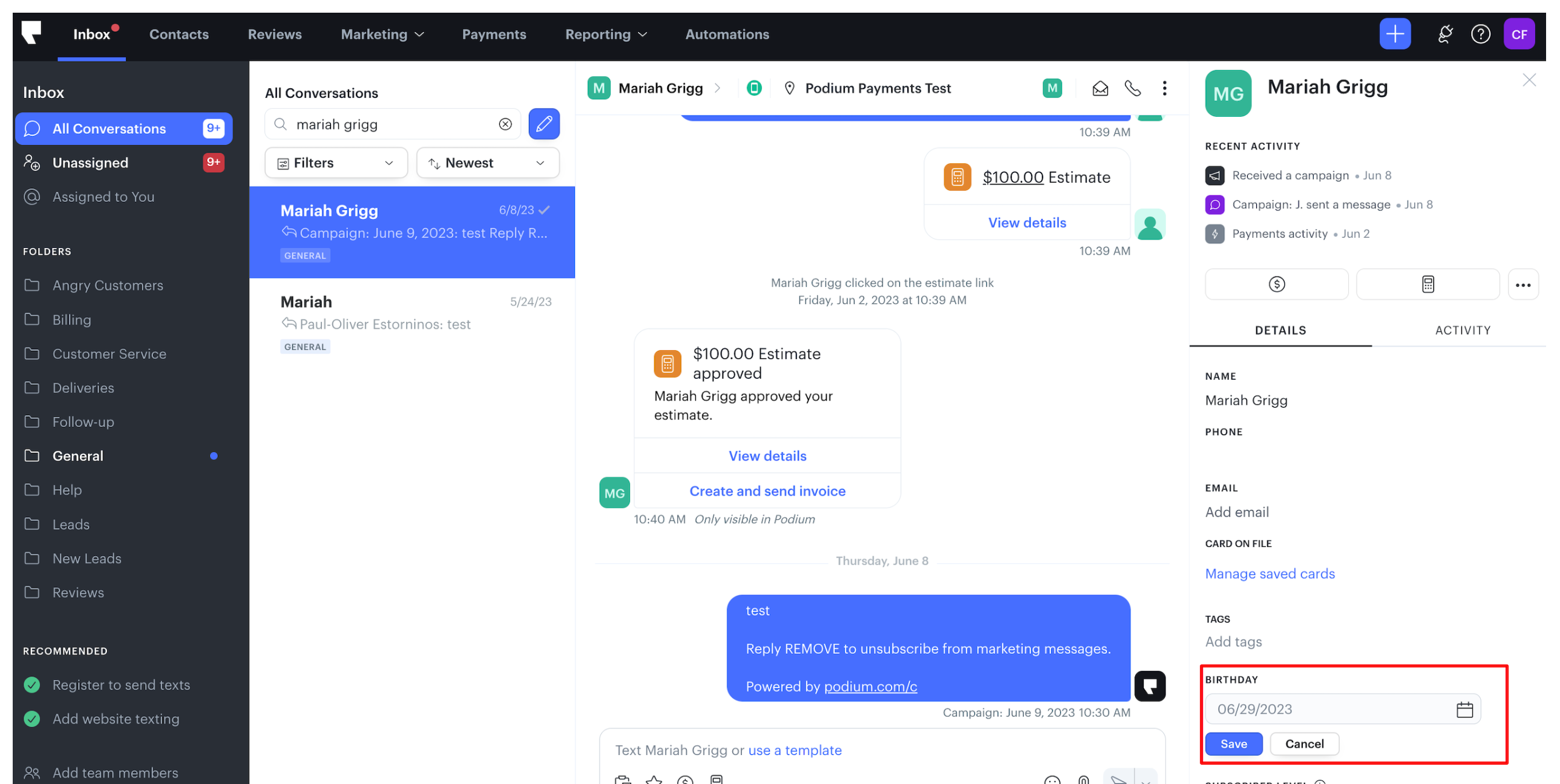 Creating Custom Contact Fields