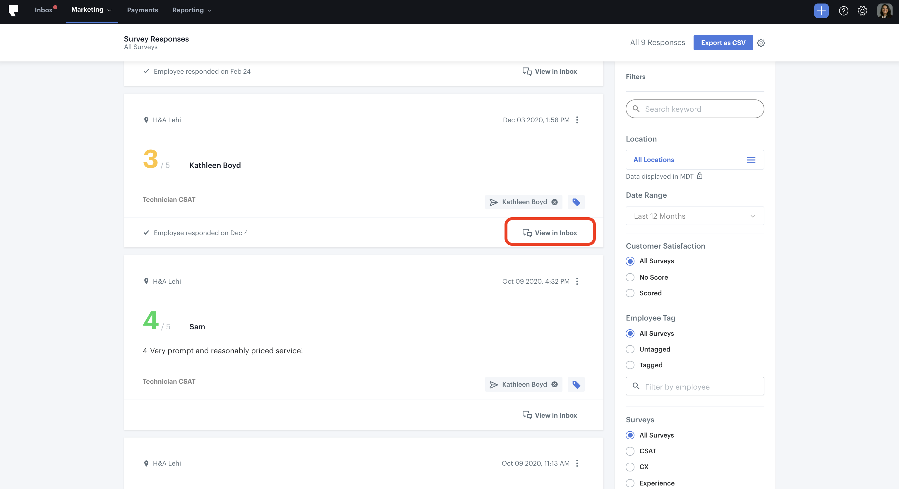 Responding to Surveys
