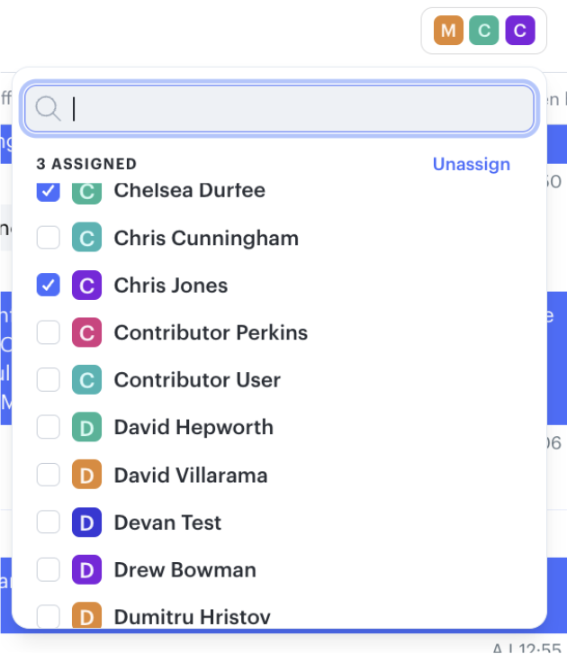 Assigning Multiple Users to a Conversation